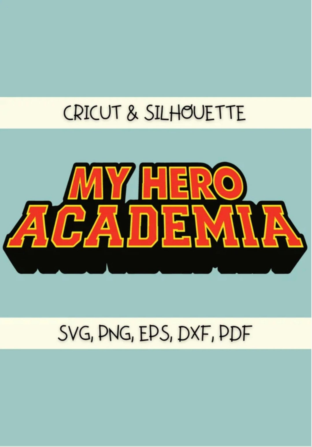 My Hero Academia MHA Logo SVG Png, Pdf, Eps, Dxf, Svg Immediate Digital ...