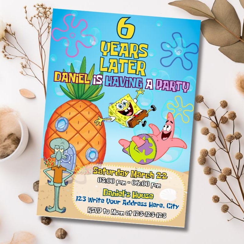 Spongebob Fonts for Canva - Etsy