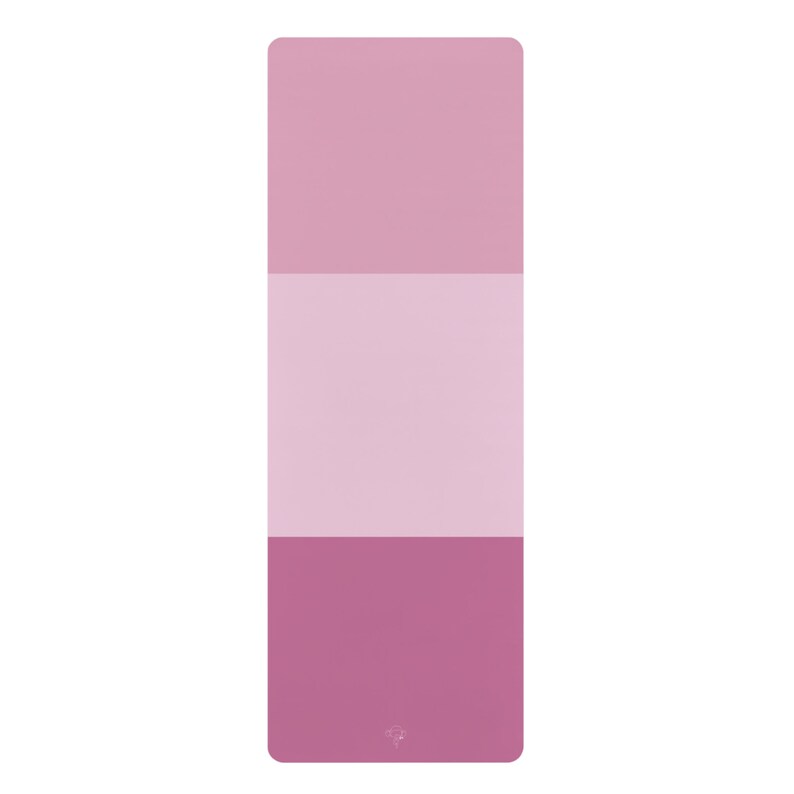 Rose Pink Rubber Yoga Mat, Cozy Style for Training, Exercise Pad Tips ...