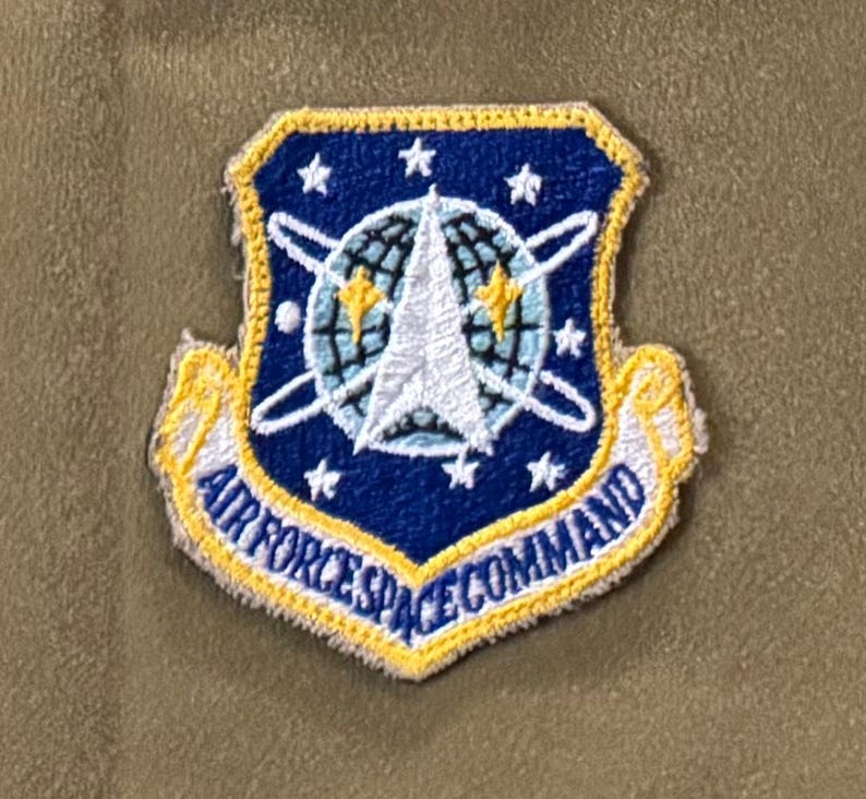 Vintage Air Force Space Command Full-color Embroidered Flight-suit ...