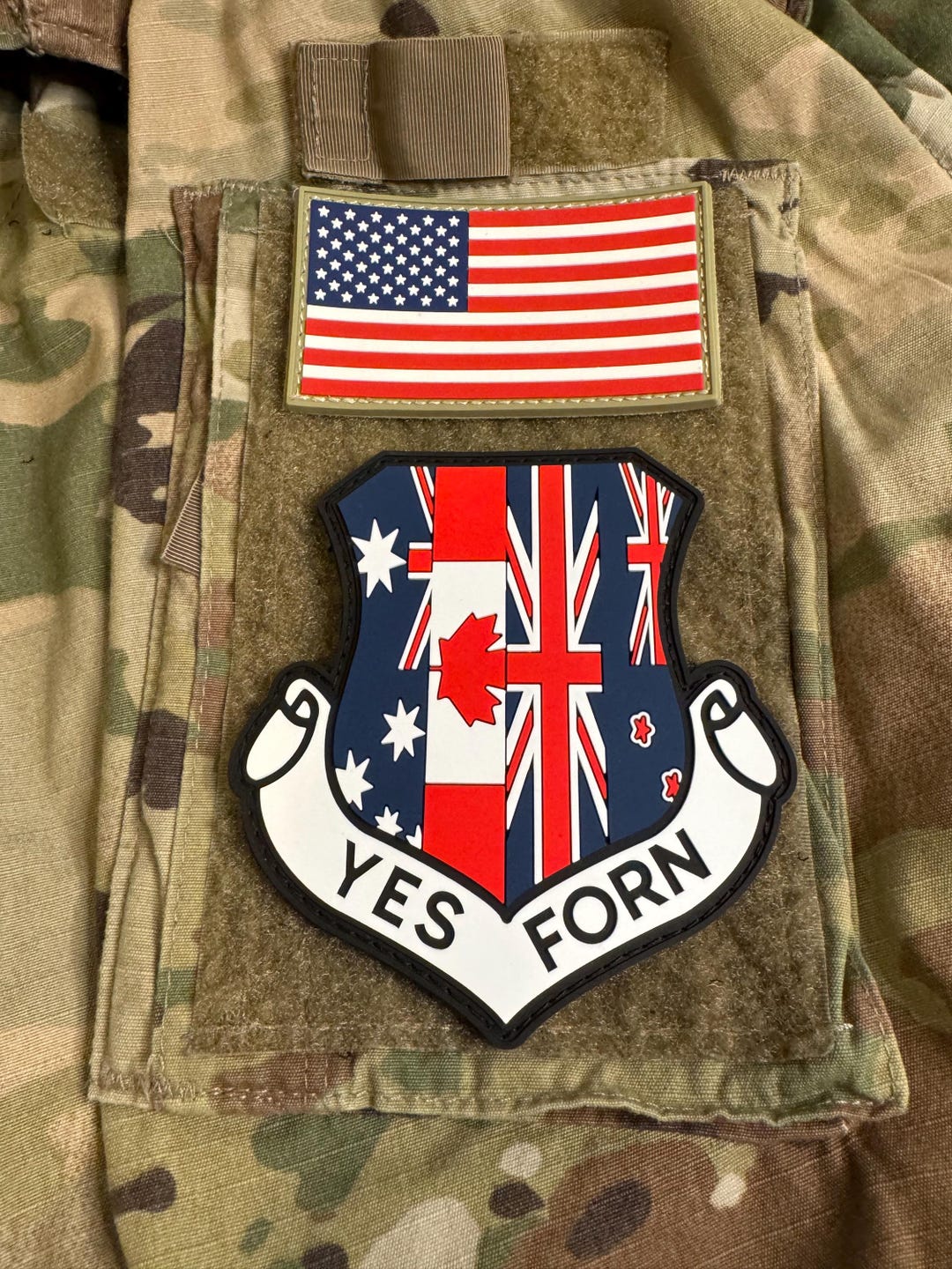 YESFORN Morale Patch -- PVC - Etsy