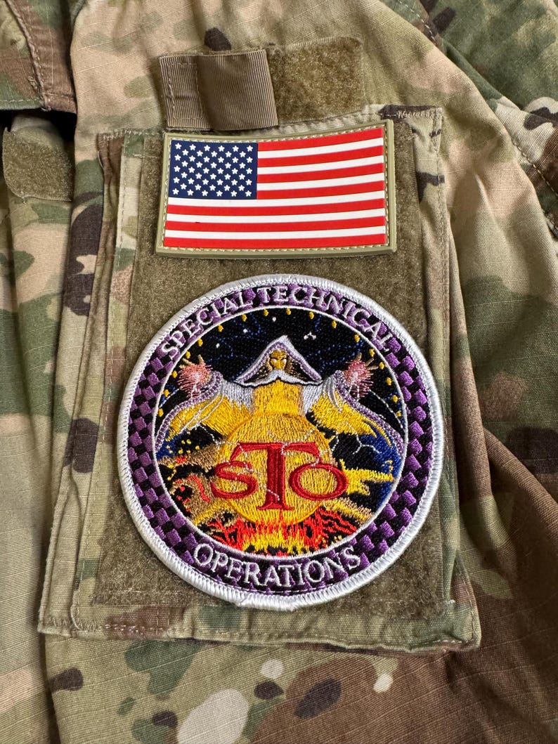 Special Technical Operations STO Full-color Embroidered Patch - Etsy