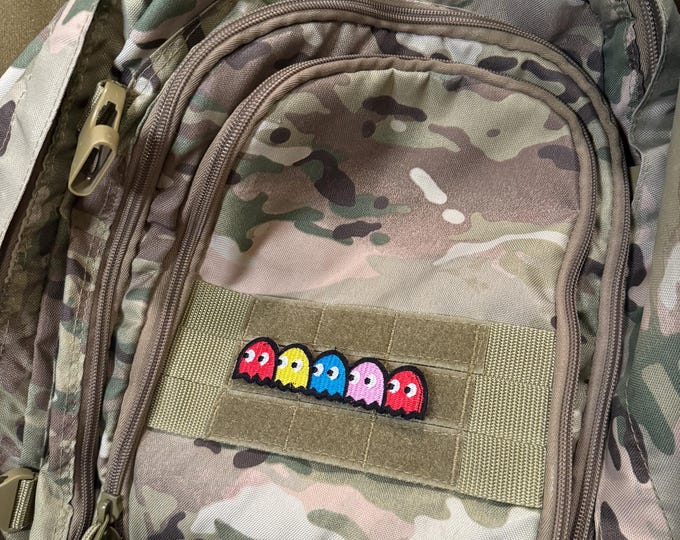 Pac-man Ghosts Morale Patch--full Color Embroidered!! - Etsy