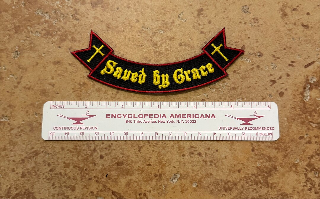 Saved by Grace Christian Morale Patch!! - Etsy