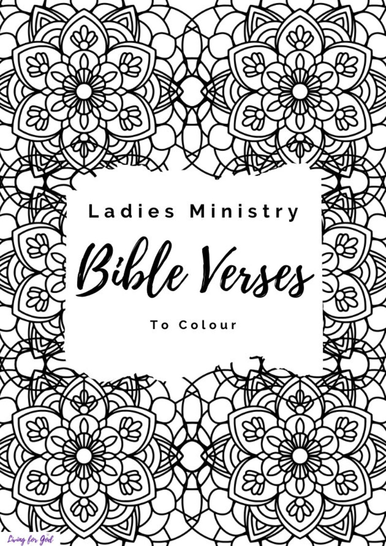 Ladies Ministry Bible Verses Colouring Book - Etsy