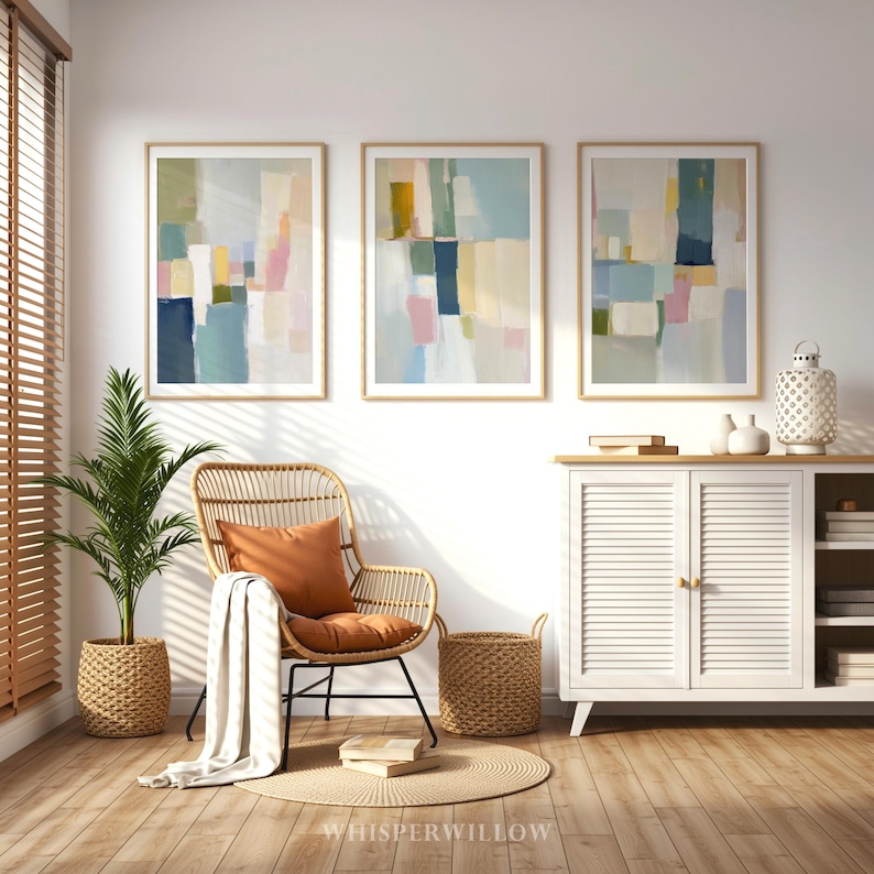 Modern Abstract Minimalist Set of Three (3), PRINTABLE Download ...