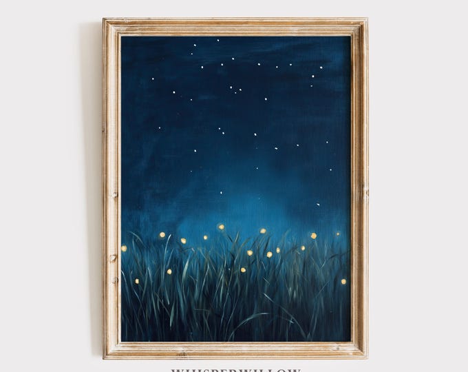 Lightning Bugs in the Meadow - "as Fireflies Fill the Air"- GREETING ...