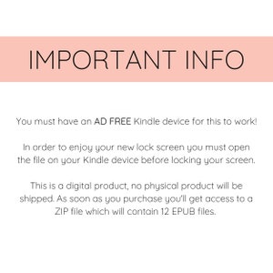 Kindle Lock Screen Kindle Screensaver Kindle Accessories Kindle ...