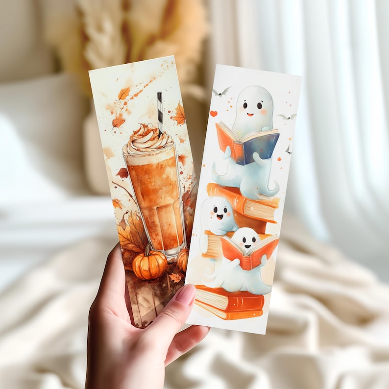 Printable Autumn Bookmarks | Fall Bookmarks | Cute Bookmarks | Cozy ...