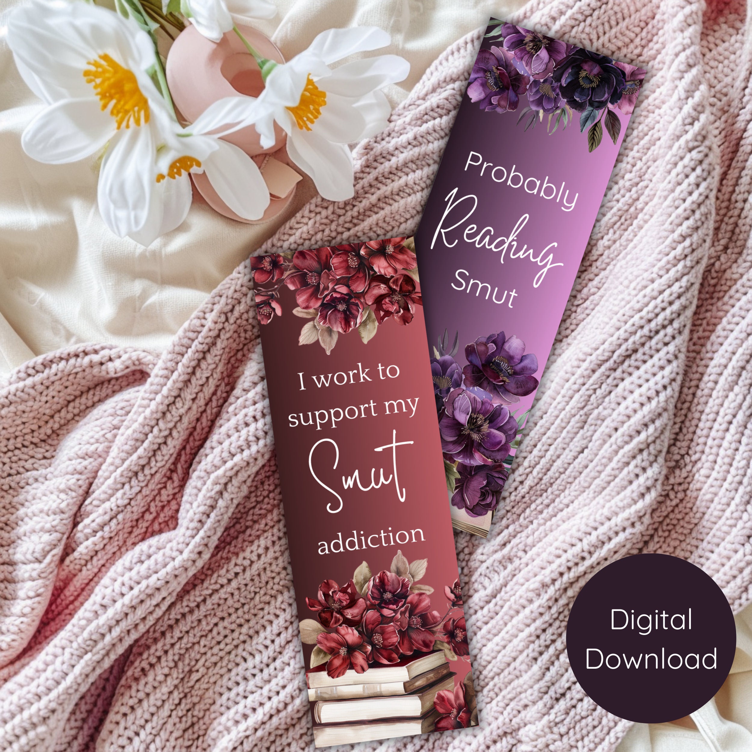 Smut Bookmarks Bookmarks for Women Unique Bookmarks Bookmark Printable ...