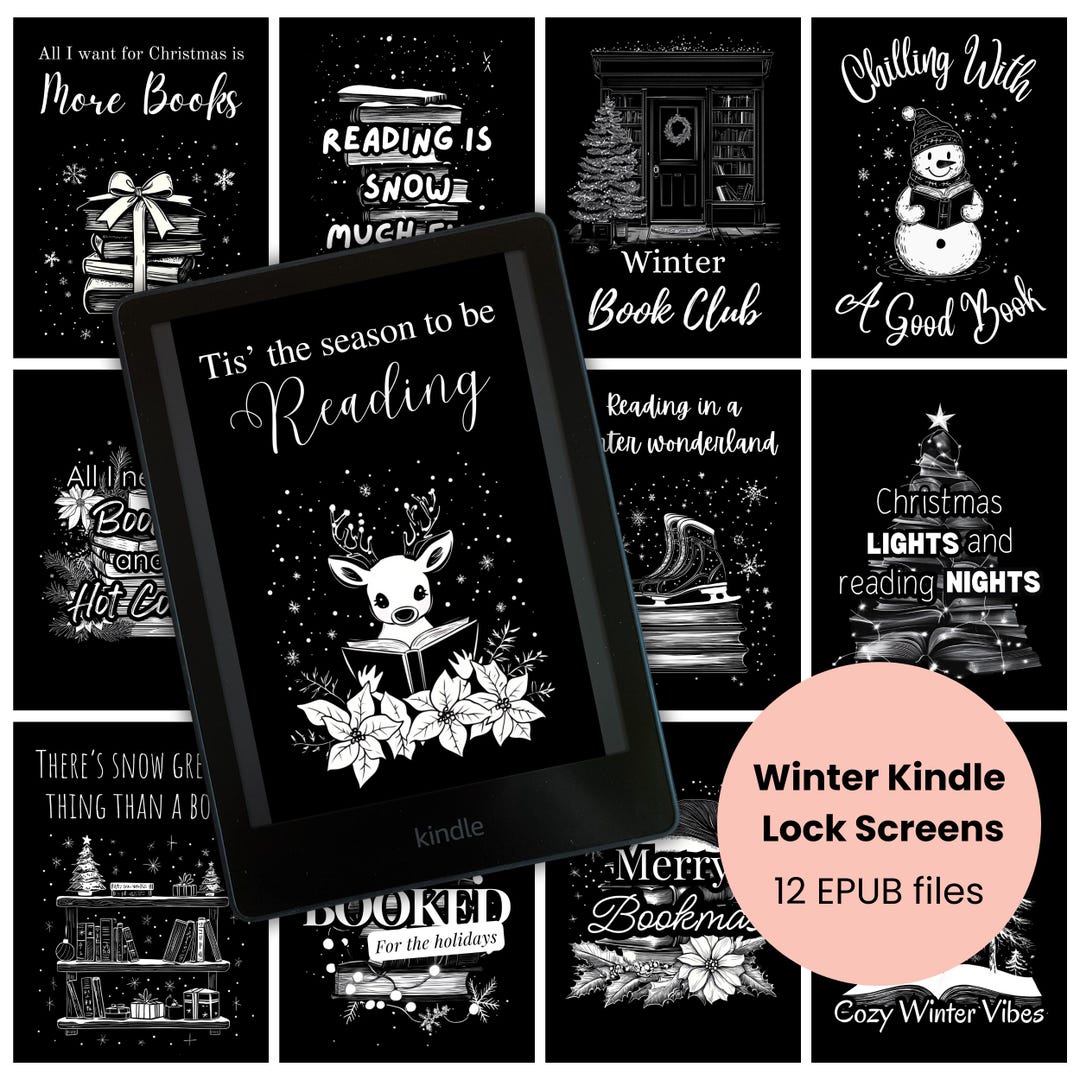 Winter Kindle Lock Screen | Christmas Kindle Screensaver | Kindle ...