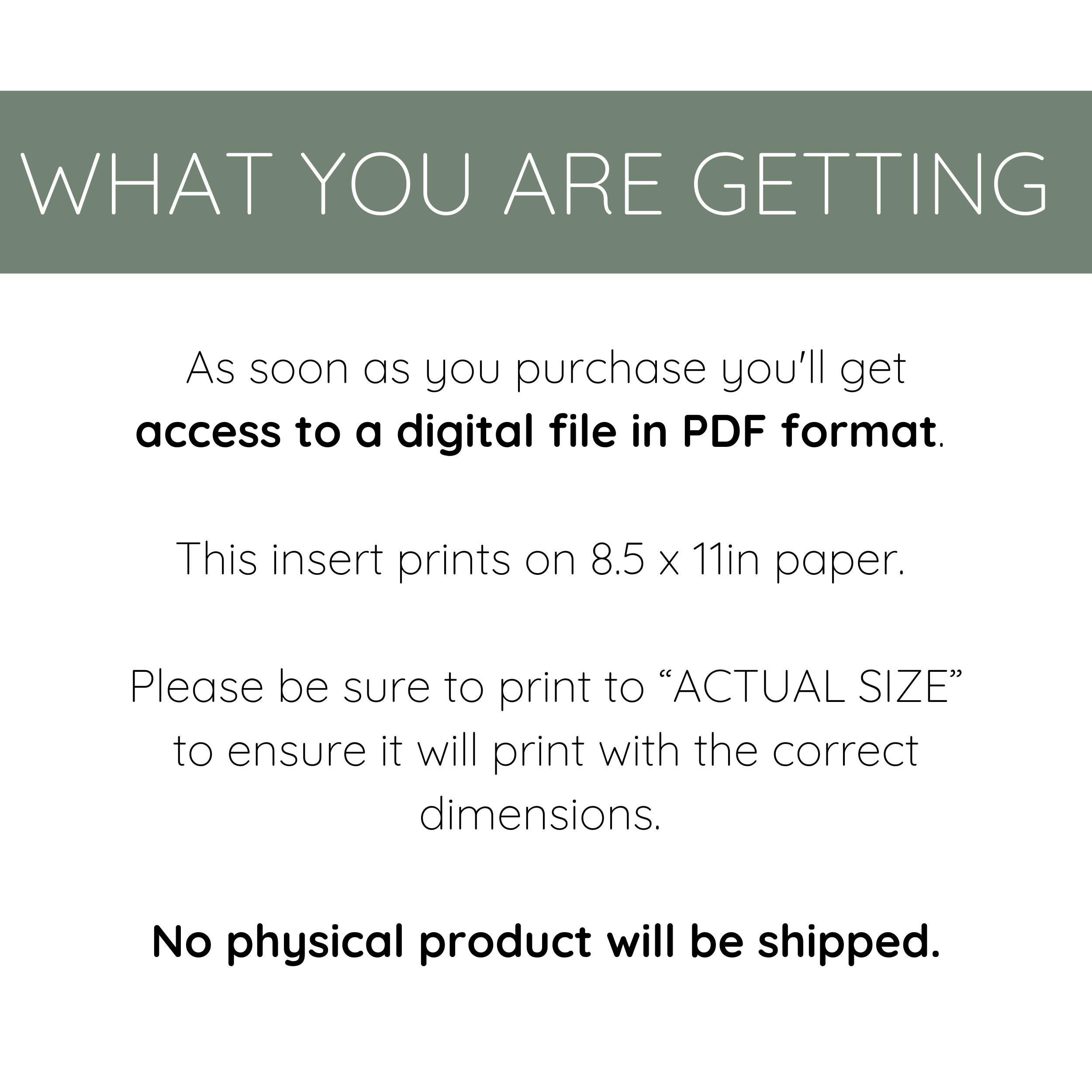 Printable Kindle Insert for Clear Case | Bookstore Kindle Insert ...