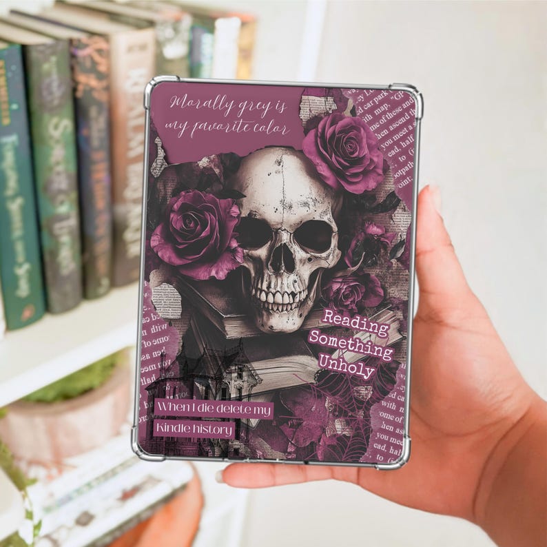 Printable Kindle Insert | Dark Romance Kindle Insert | Purple | Kindle ...