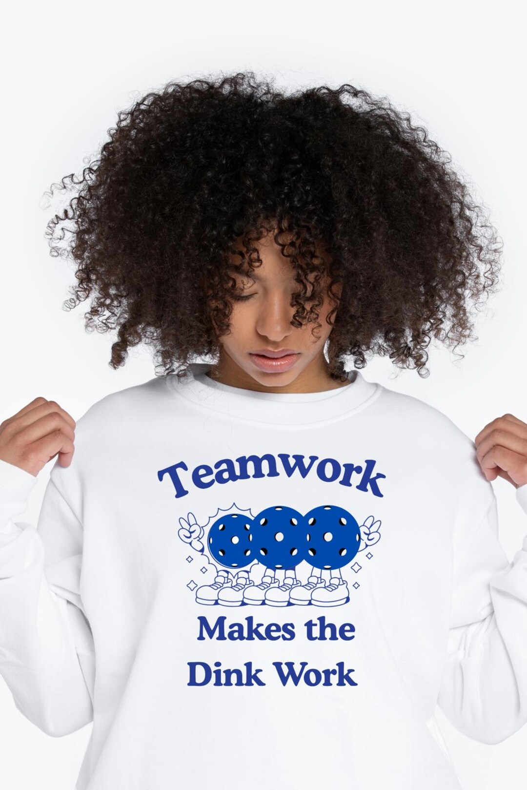 Pickleball Teamwork Hoodie – Teamwork Makes the Dink Work Pullover ...