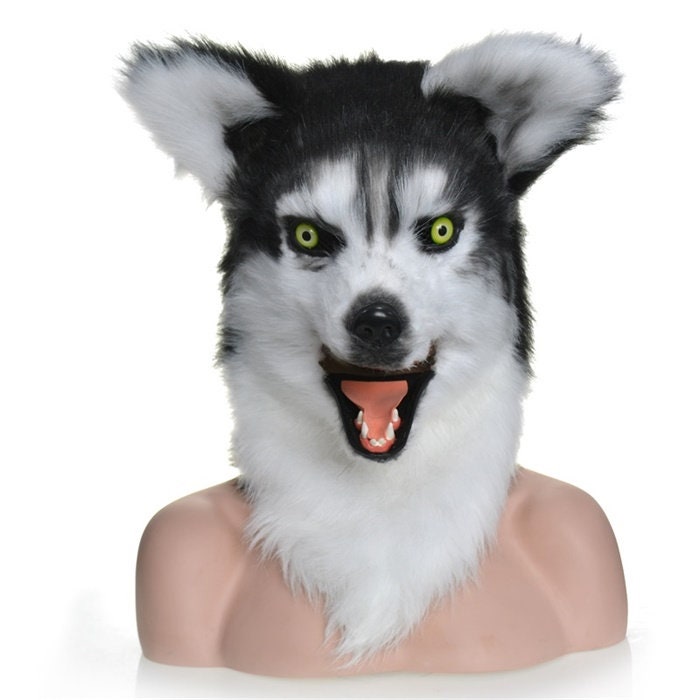 Wolf Fursuit Head Base, Furry Cosplay Wolf Mask Base, Wolf Costume Mask ...