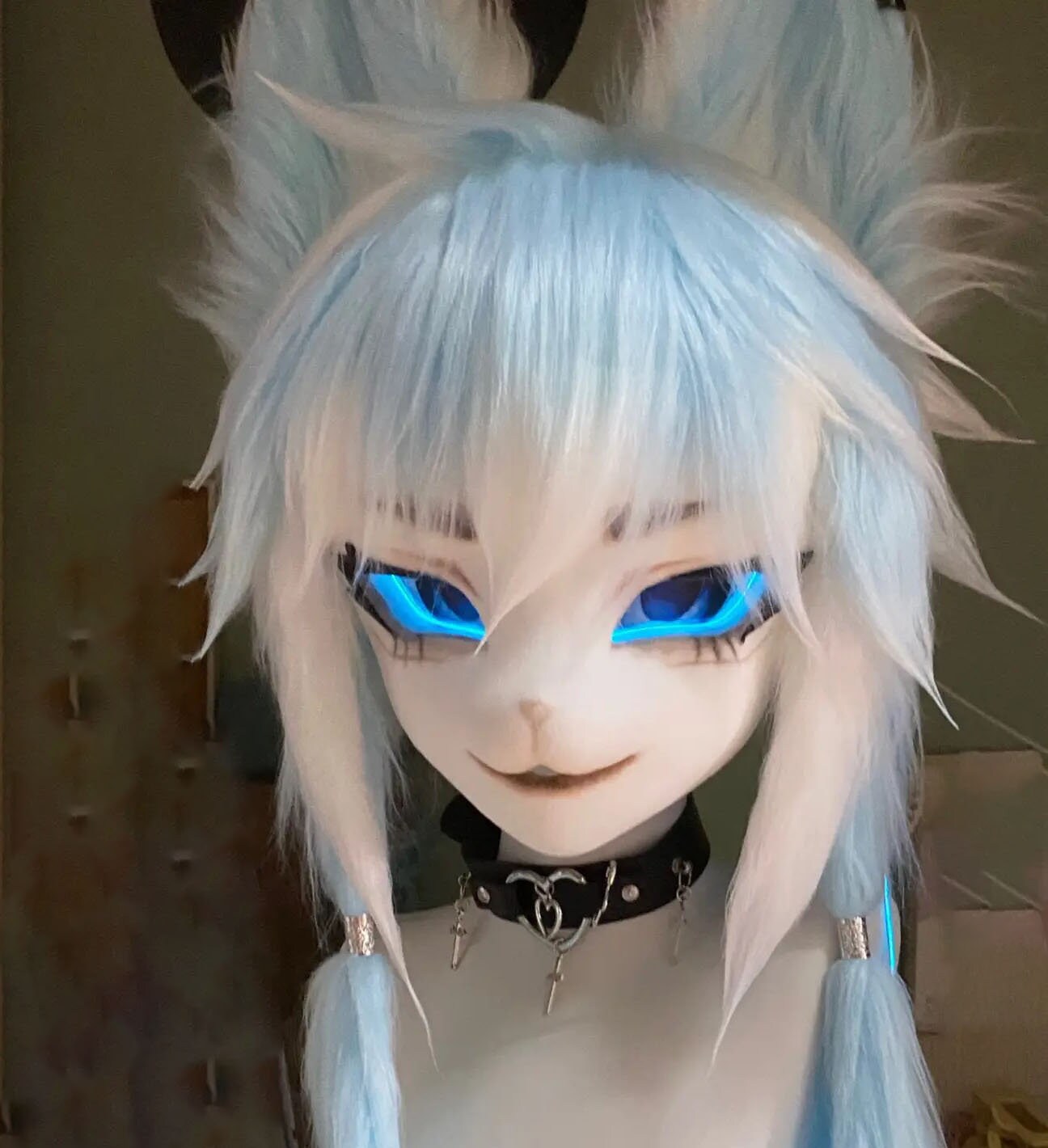 Fox Furrysuit Mask Base, Kig Fox Cosplay Head Base, Cat Kemono Mask ...