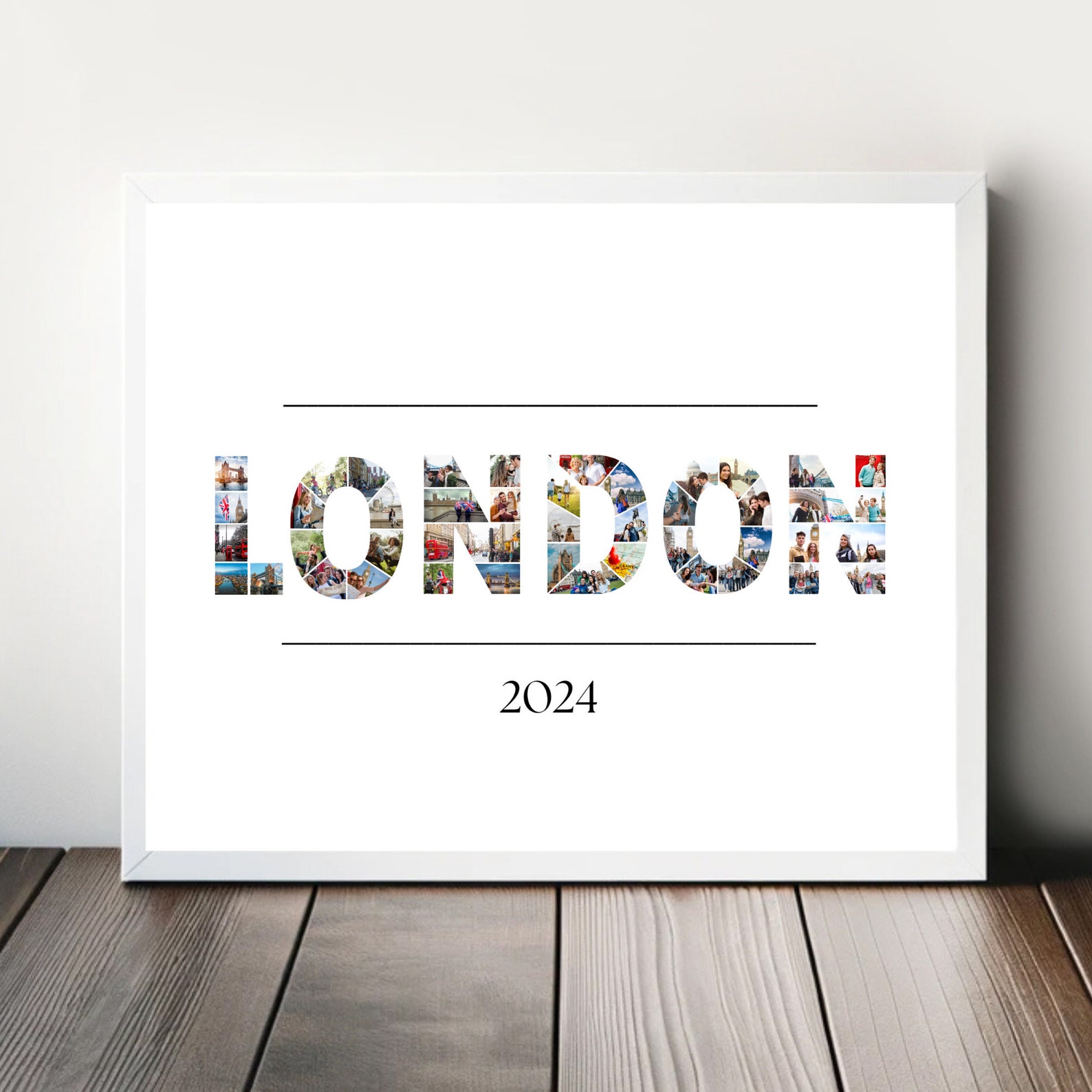 London Photo Collage, London 2024 Trip Keepsake, London 2024 Letter ...