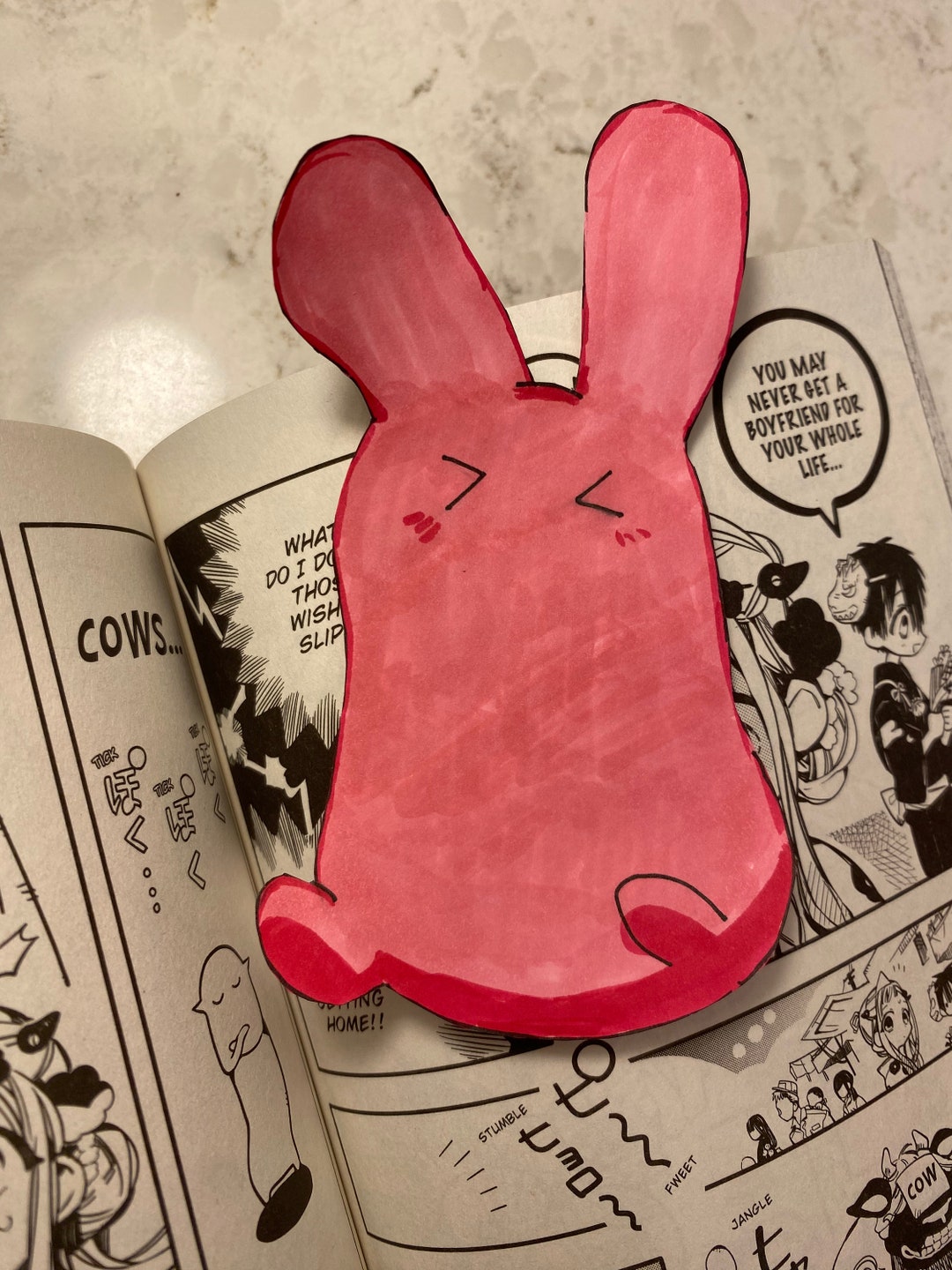 Mooke Bookmark, Hand Drawn, Toilet Bound Hanako Kun - Etsy