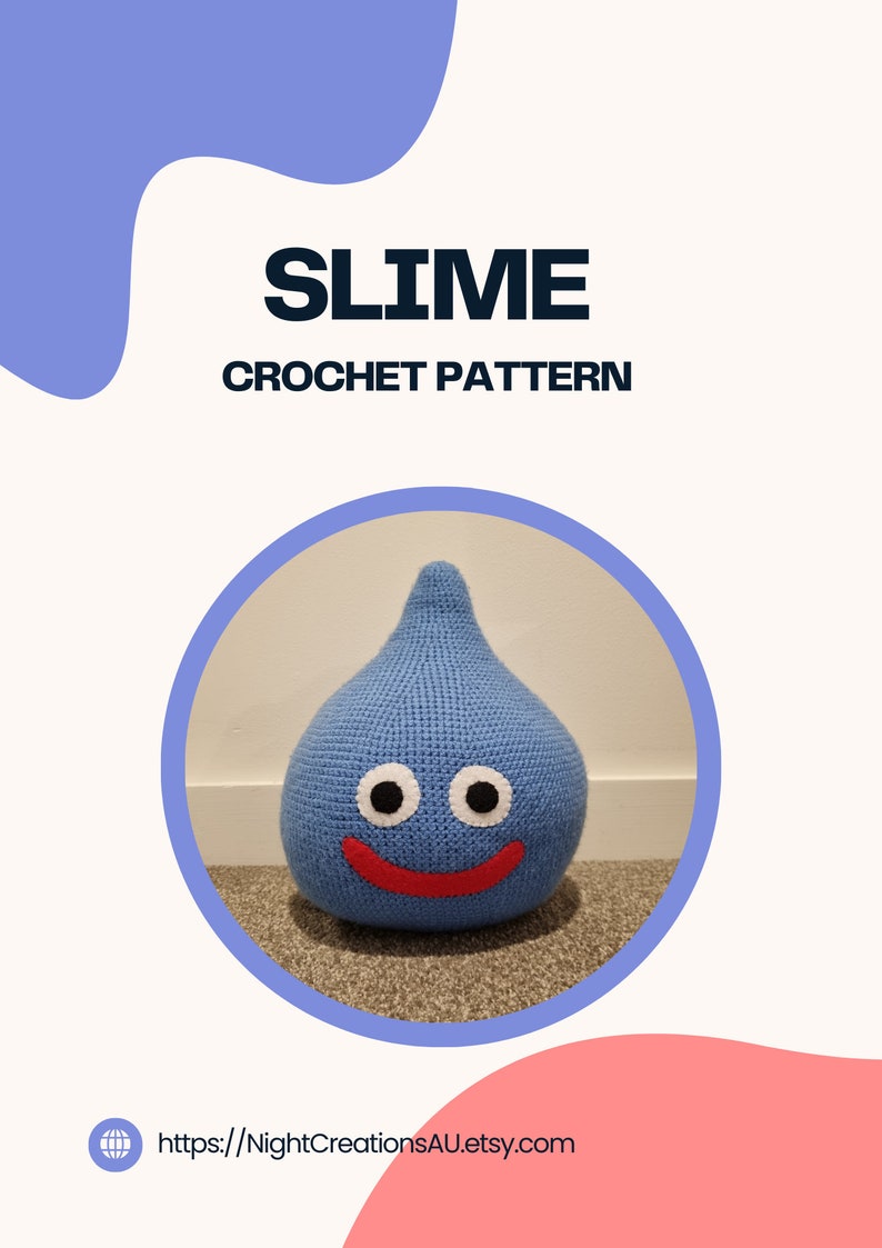 DQ Slime Crochet Pattern | PDF Pattern - Etsy