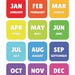 Months Poster - English, Spanish and Bilingual - Colors - Etsy