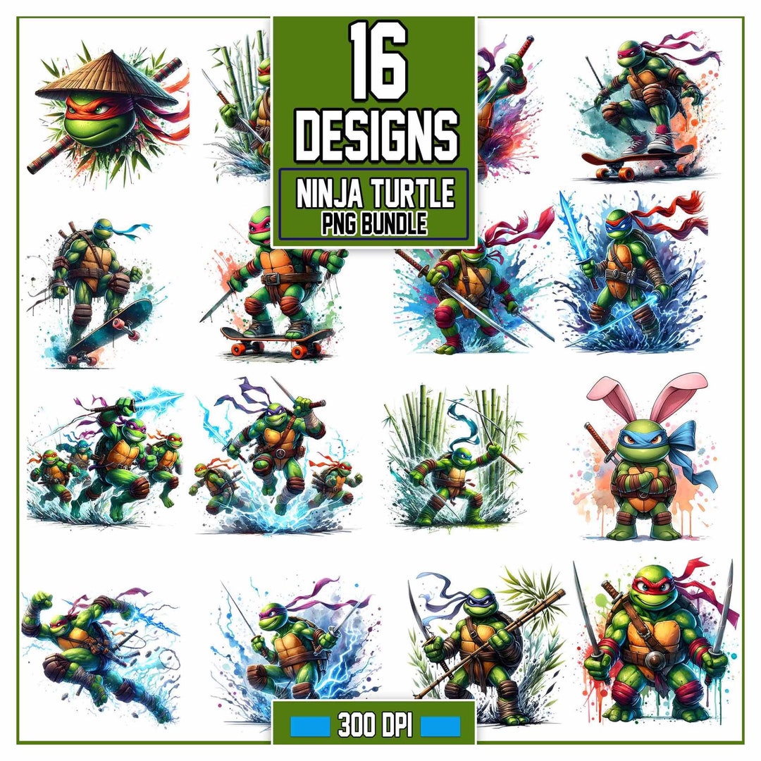 Ninja Turtles Svg, Tmnt Svg,sea Turtle Svg, Teenage Mutant Png, Cartoon ...