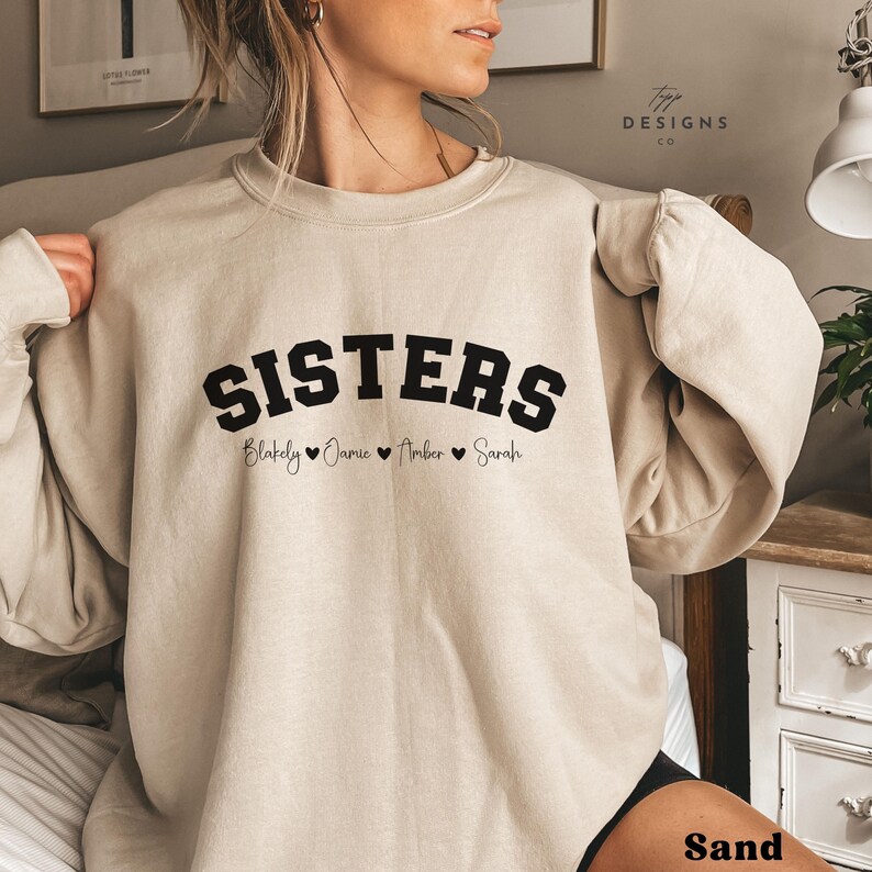 Personalized Gifts for Sister Customized Sister Gifts Sister Sweatshirt ...