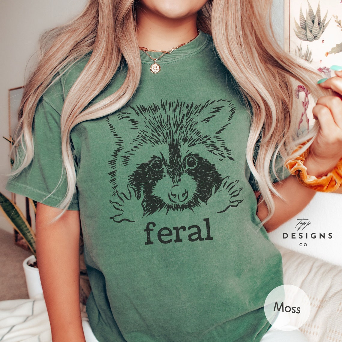 Trendy Feral Tshirt Vintage Graphic Tshirt Feral Raccoon Tshirt Boho ...