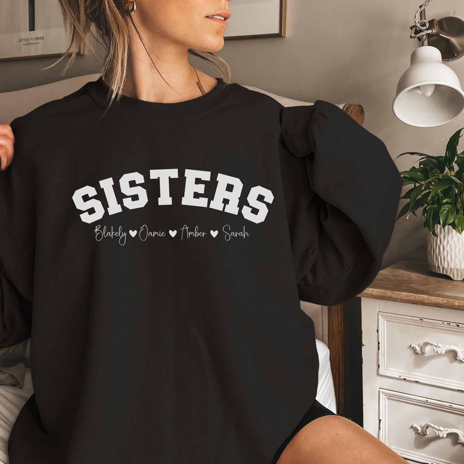 Personalized Gifts for Sister Customized Sister Gifts Sister Sweatshirt ...