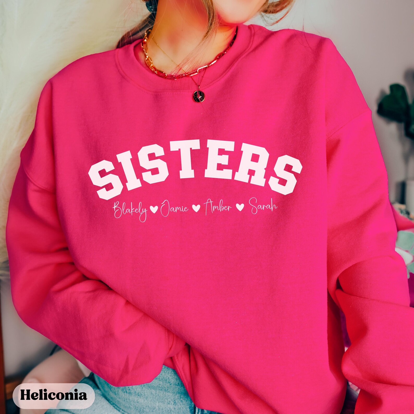 Personalized Gifts for Sister Customized Sister Gifts Sister Sweatshirt ...