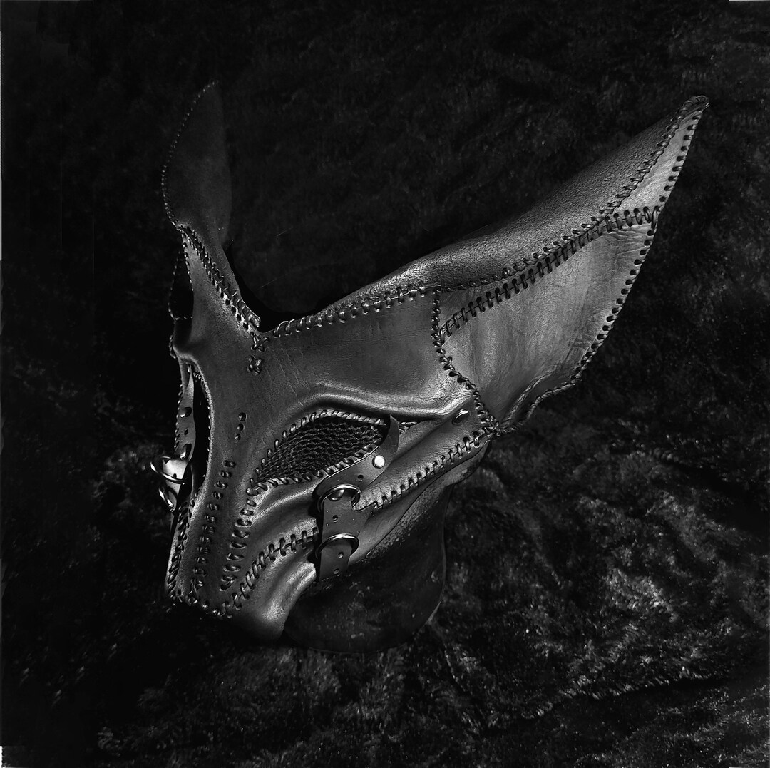 Handcrafted Leather Fox Mask, Fox Costume Mask, Steampunk Mask, LARP ...