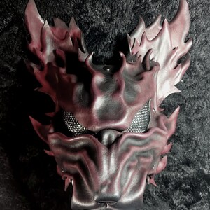 Handcrafted Leather Wolf Mask, Hellhound, Lycanthrope, Werewolf Costume ...