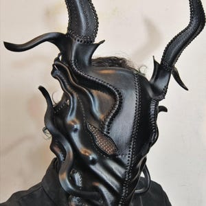 Handcrafted Leather Dragon Mask, Dragon Cosplay, Japanese Dragon ...