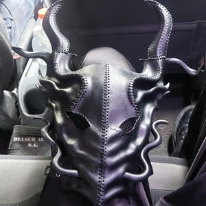 Handcrafted Leather Dragon Mask, Dragon Cosplay, Japanese Dragon ...