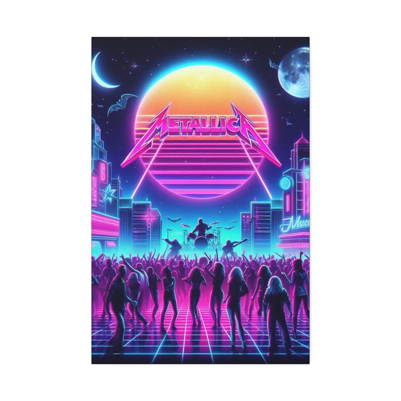 Metallica - Art Piece (custom) - A Canvas Wall Art, Digital Design - Etsy