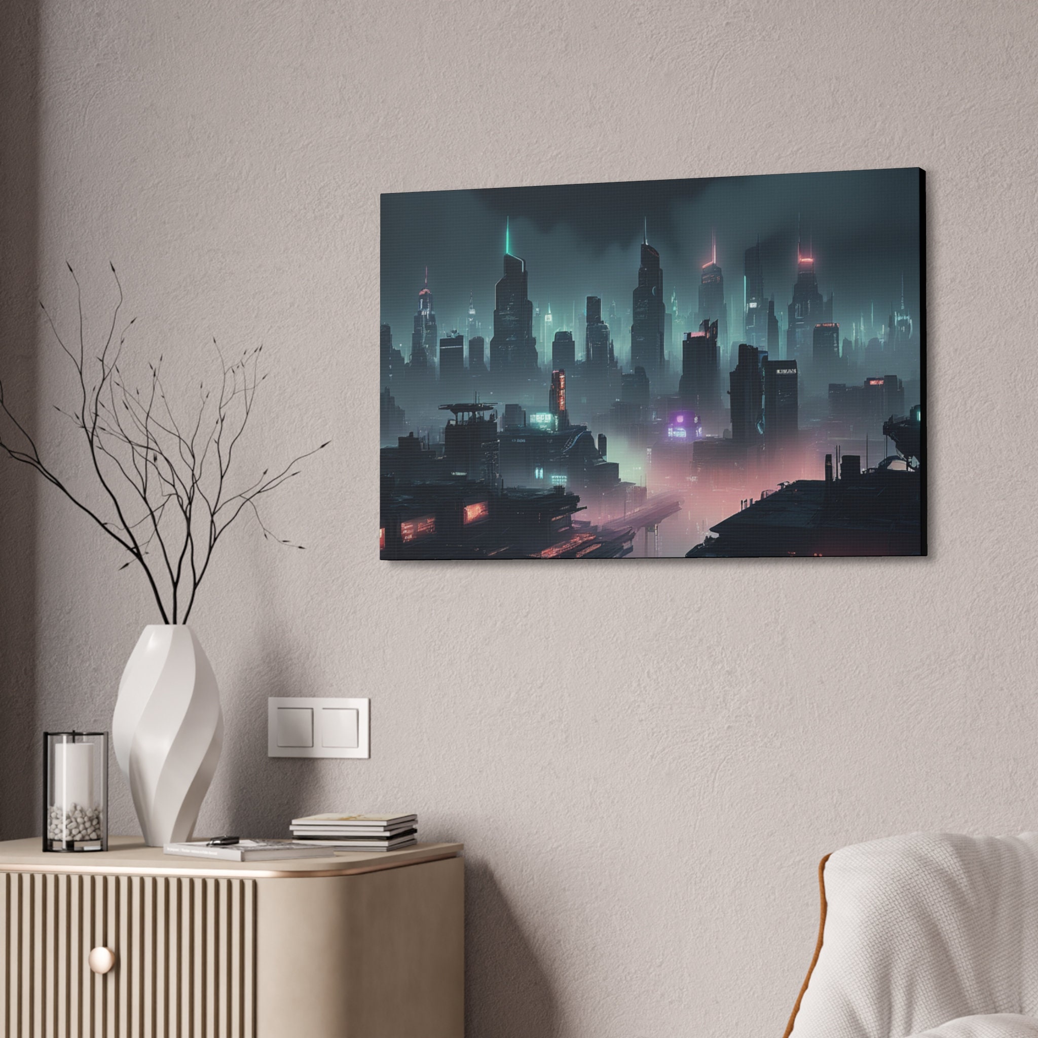 District-14 (transportation & Fuel) - Canvas Wall Art, Digital Design ...