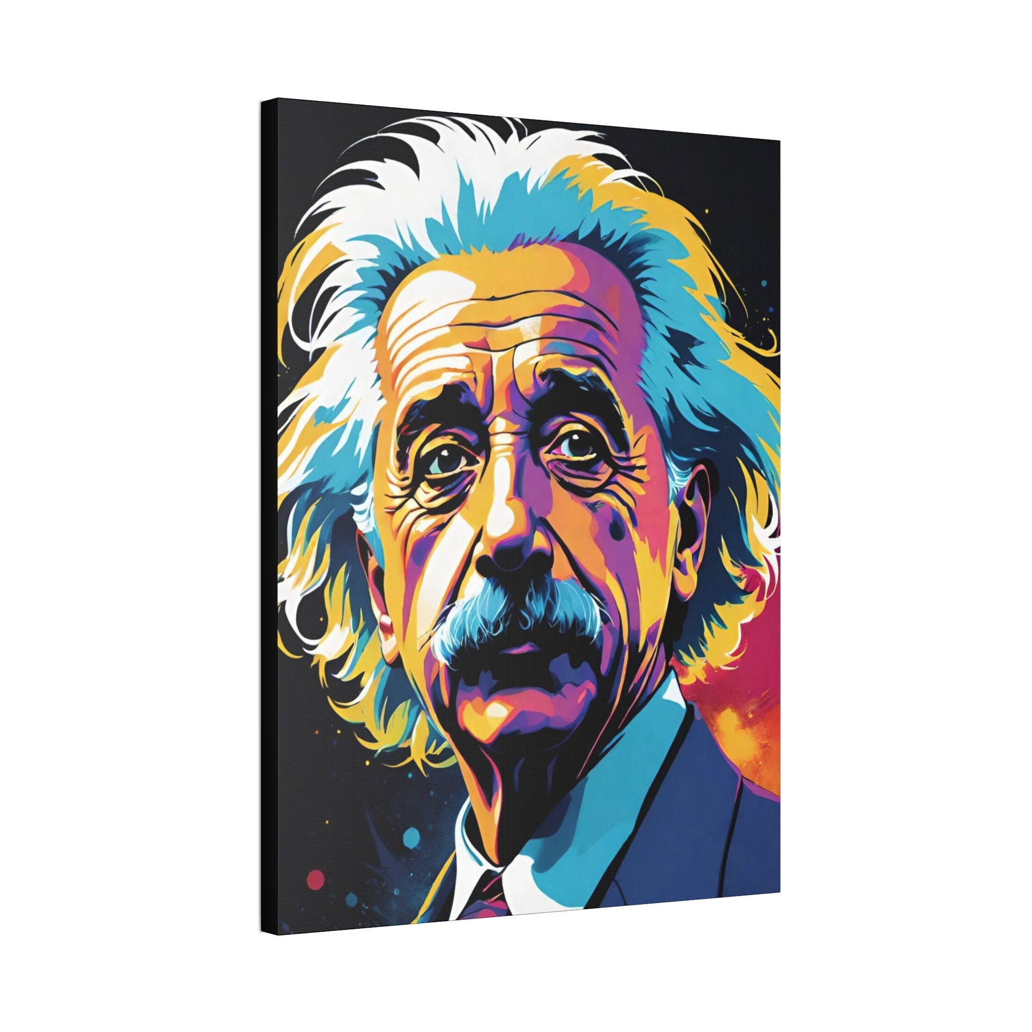 Albert Einstein (retro Design) - A Canvas Wall Art, Digital Design - Etsy