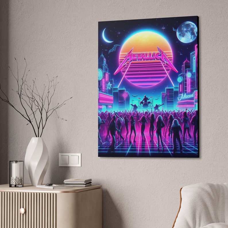 Metallica - Art Piece (custom) - A Canvas Wall Art, Digital Design - Etsy