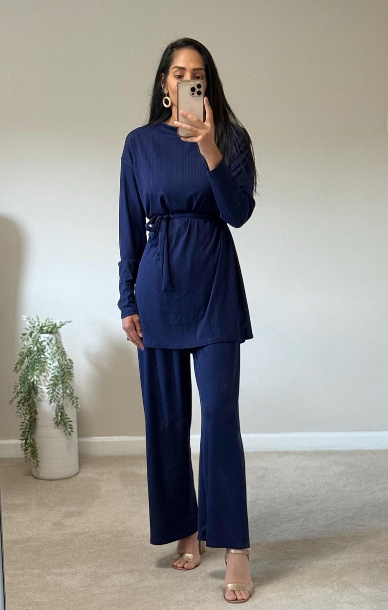 PDF Sewing Pattern | Women’s Lounge Set Pattern | Tunic With Belt ...