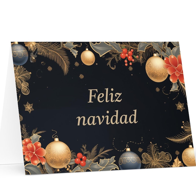 Spanish Holiday Card - Etsy
