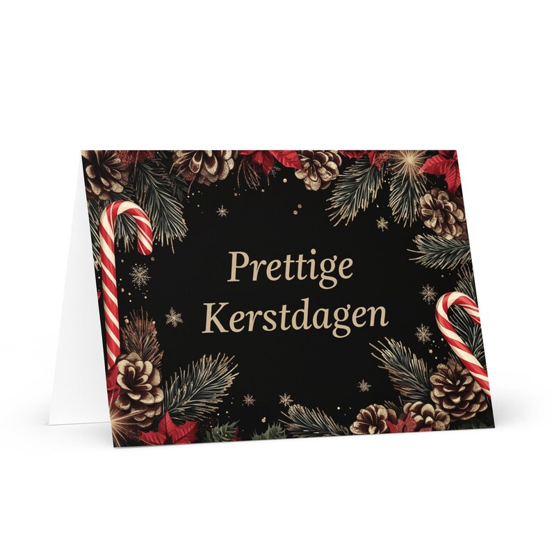 Dutch Christmas Card - Netherlands Holiday Greeting Tree Celebration ...