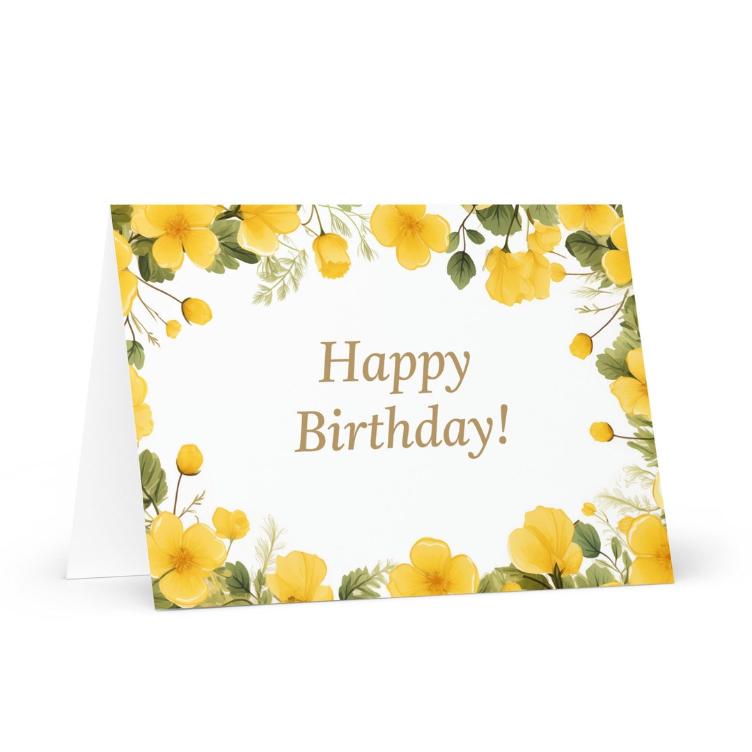 English / Bahamian Birthday Card Flowers - Bahamas Greeting Festive ...