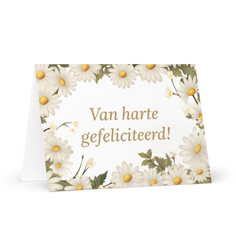 Dutch Birthday Card Flowers - Netherlands Greeting Festive Wish ...