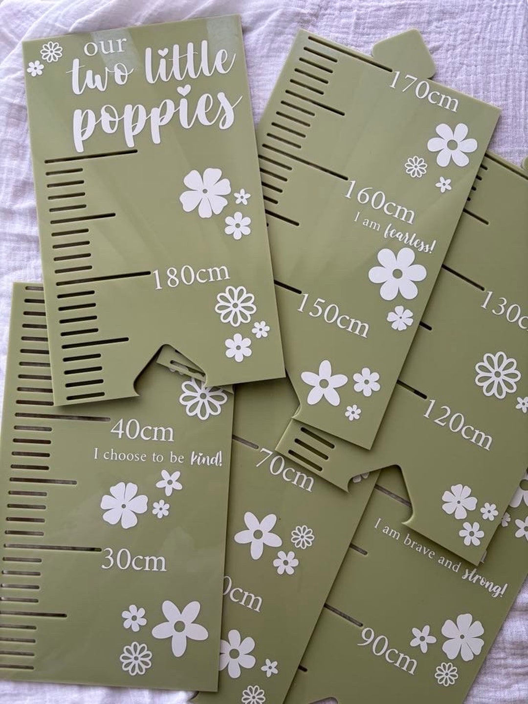 Custom Designed Acrylic Height Chart - Etsy