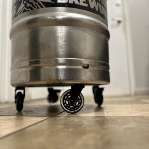 Upcycled Beer Keg Stool on Wheels: Handmade Industrial Bar Furniture - Etsy