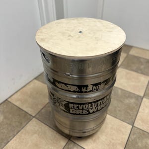 Upcycled Beer Keg Stool on Wheels: Handmade Industrial Bar Furniture - Etsy