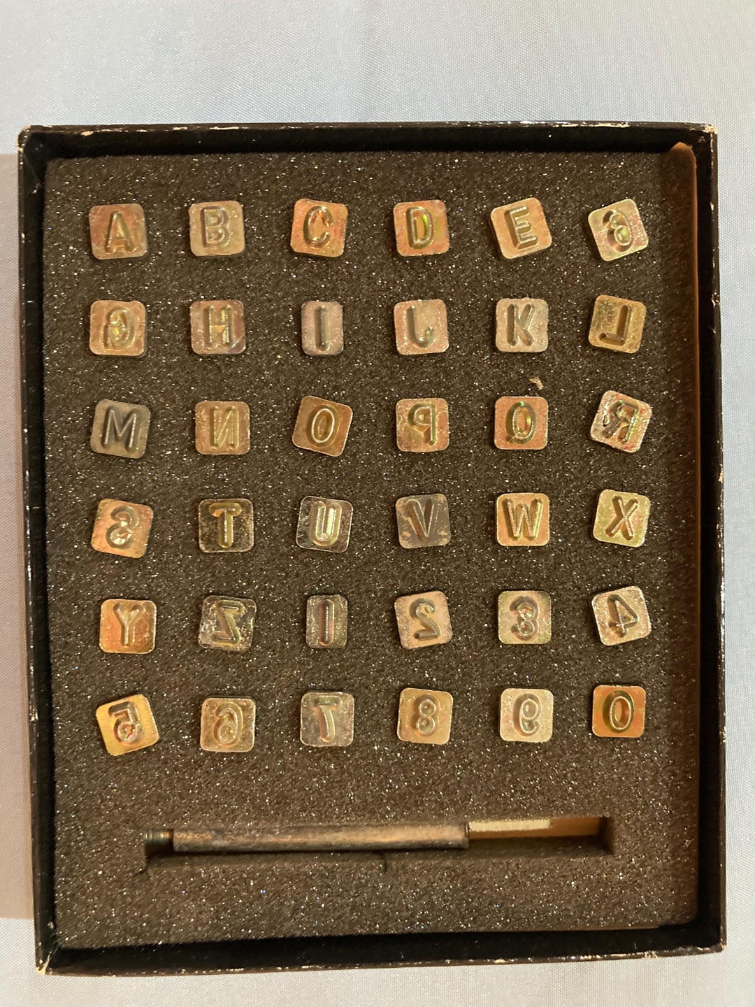 Vintage Craftool Leather Tools Number & Alphabet Leather Stamp Set - Etsy