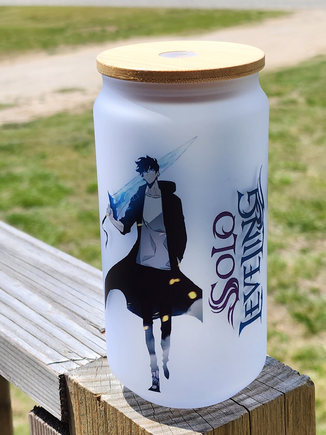 Solo Leveling 18oz Glass Tumbler - Etsy