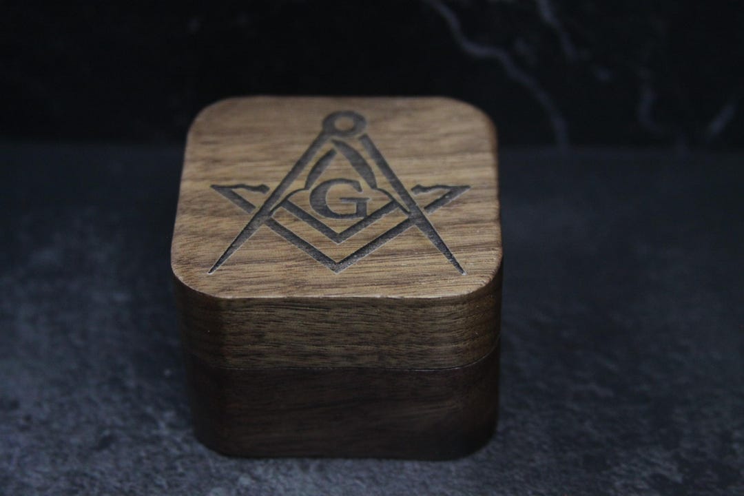 Freemason Masonic Ring Box - Etsy