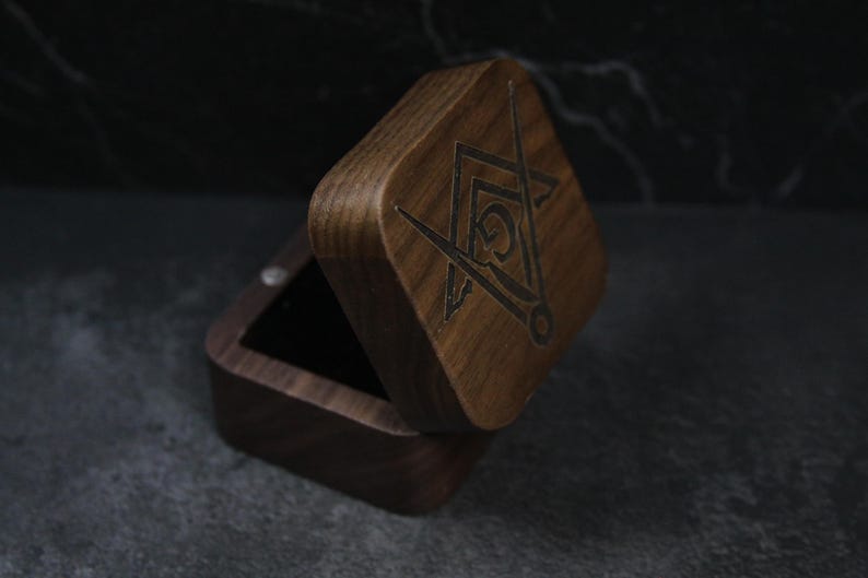 Freemason Masonic Ring Box - Etsy