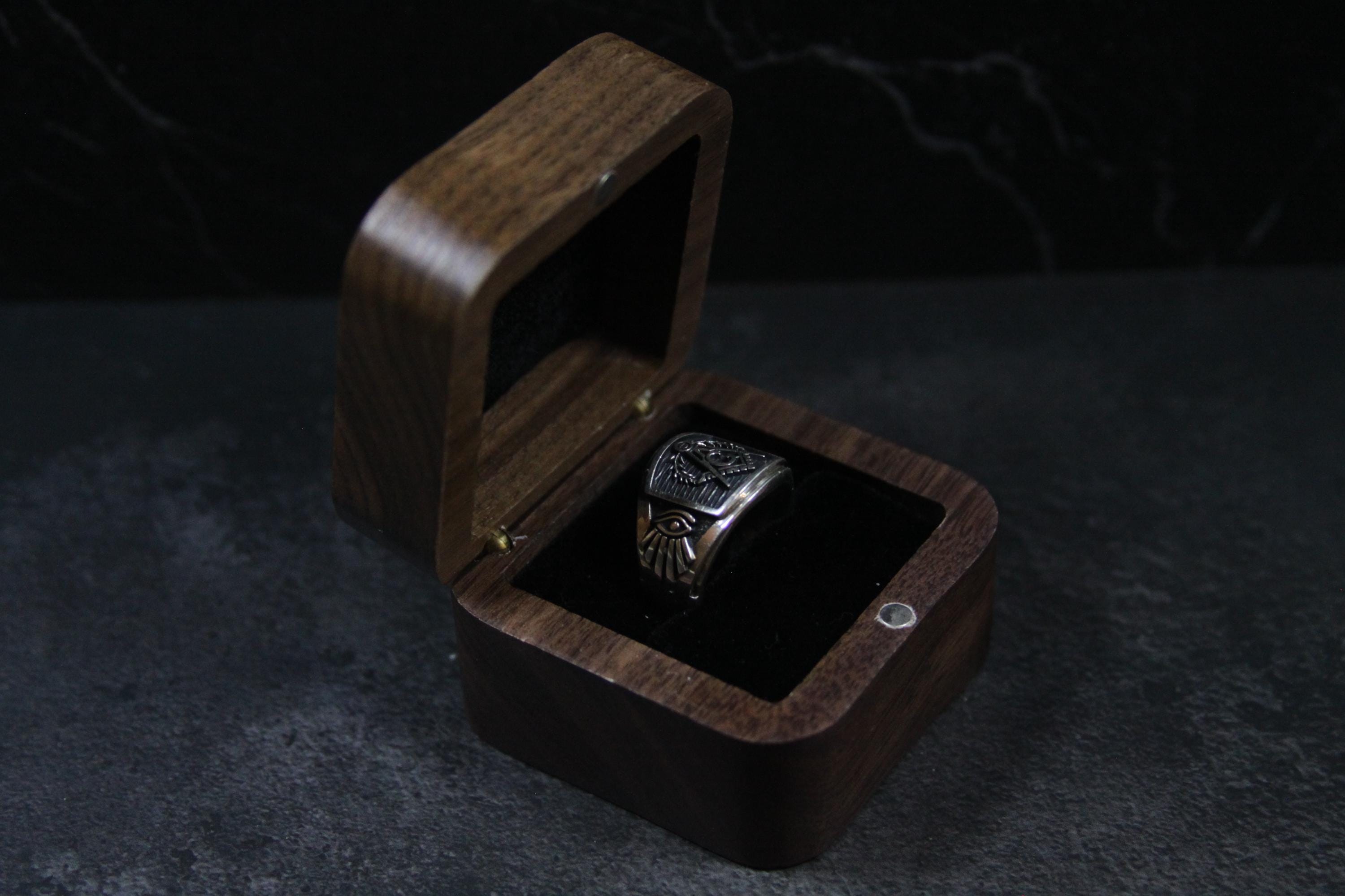 Freemason Masonic Ring Box - Etsy